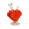 8-Bit Pixel Heart Glass Bong | Cannabox