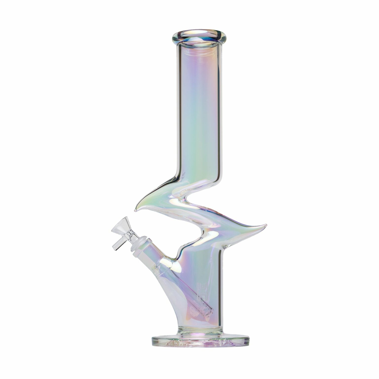 Human Grade Iridescent Zing Water Pipe | Cannabox